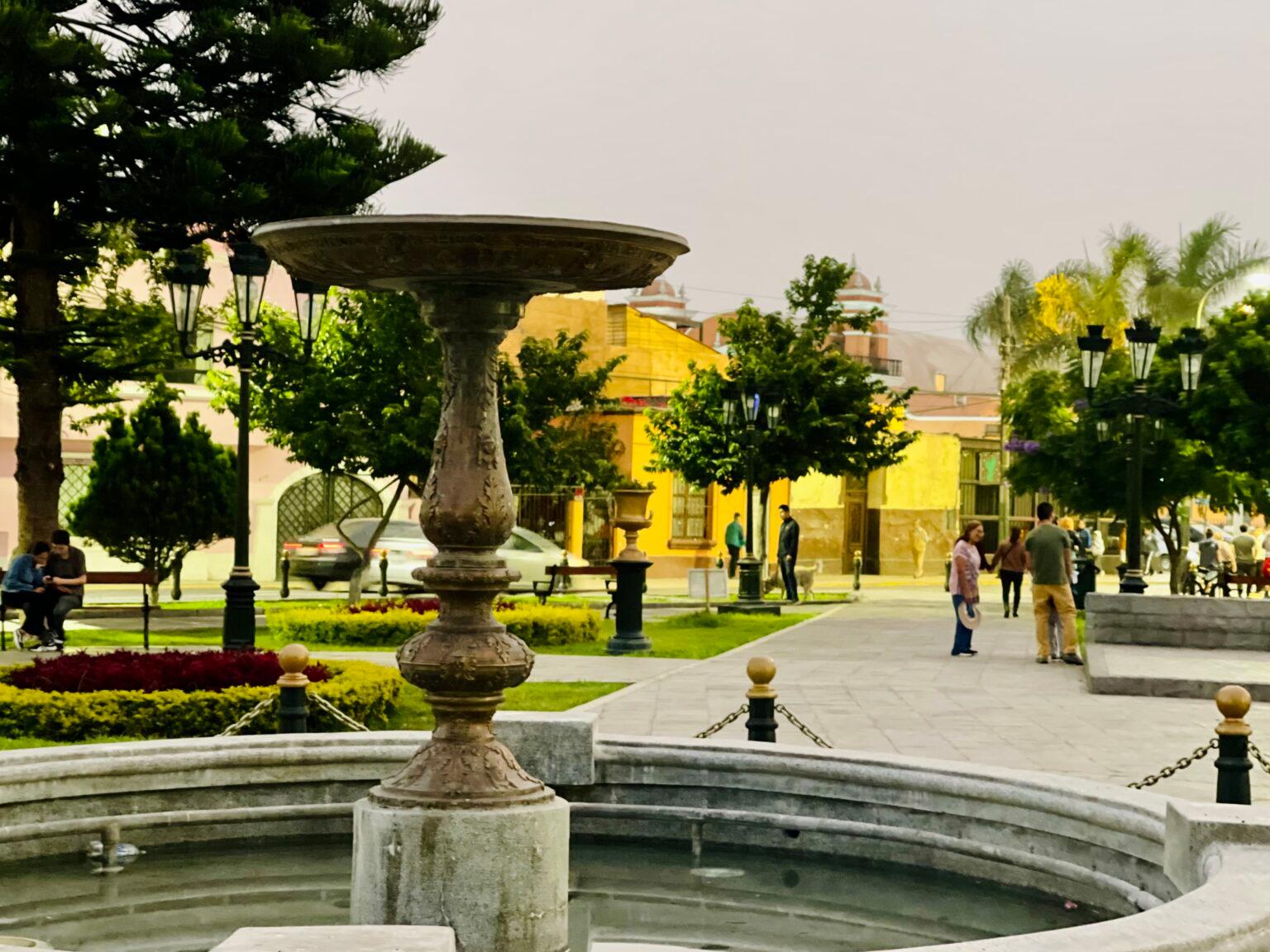 The Enduring Bronze Fountain of Pueblo Libre's Plaza Bolívar | Pueblo ...
